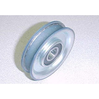 CAR DOOR ROLLER 3 & 3/8" dia, flat track - Adams Elevator Spare Parts