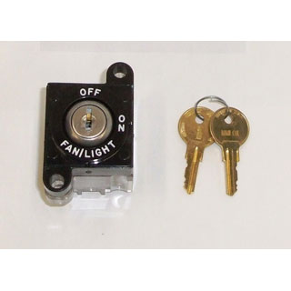 ADAM SRV, OFF-ON-FAN/LIGHT KEY SW. - Adams Elevator Spare Parts